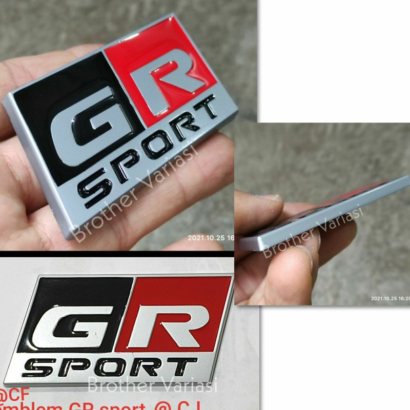 Jual Emblem GR Sport Tulisan GR Sporty Emblem Gazo Racing Sport ...