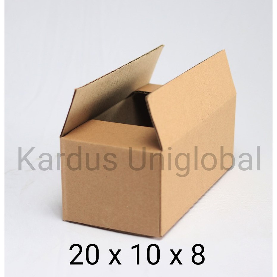 Jual KARDUS | BOX PACKING POLOS 20x10x8 (duplicate) | Shopee Indonesia