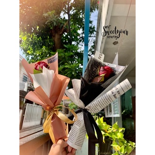 Jual Buket Bunga Mawar Satu Tangkai | Buket Hari Ibu | Buket Hari Guru ...