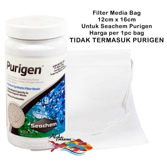 Jual Filter Media Bag 12cmx16cm Untuk Seachem Purigen | Shopee Indonesia