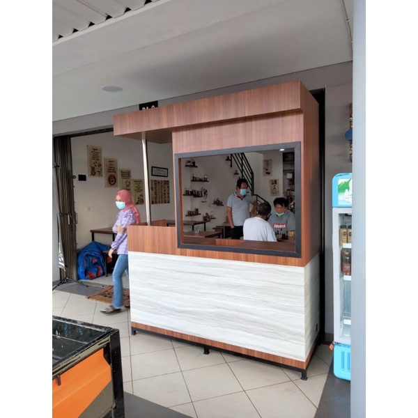 Jual Meja Booth / Meja Counter / Stand Booth / Gerobak | Shopee Indonesia