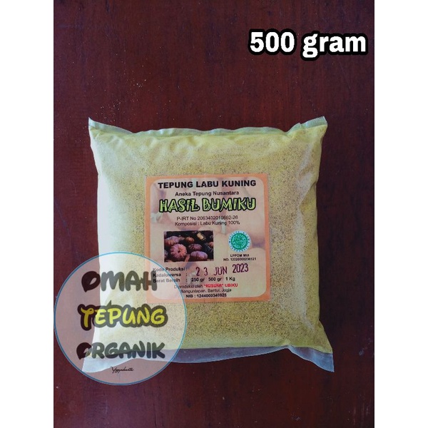 Jual Tepung Labu Kuning kemasan 500 gram/pumpkin powder organic 500 ...
