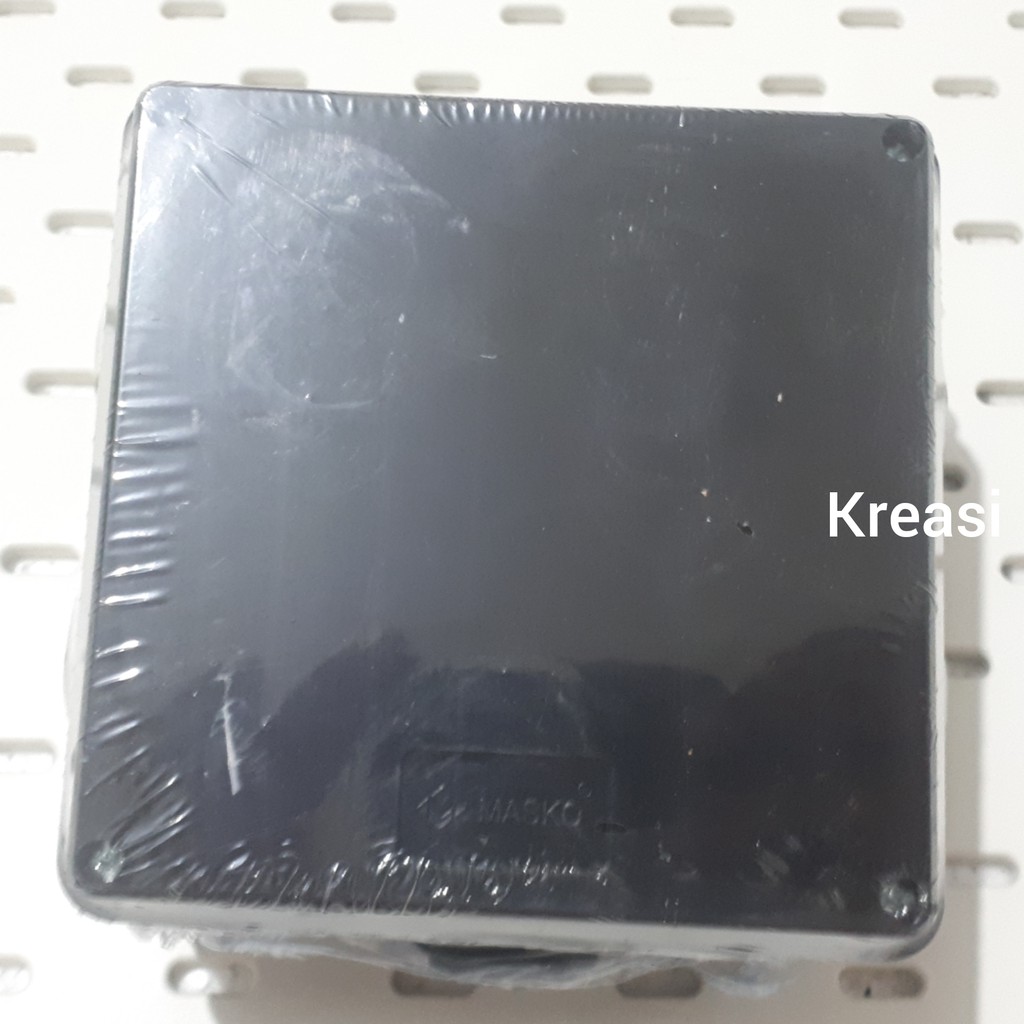 Jual DURADUS PLASTIK JUNCTION BOX MASKO 13x13x8cm - HITAM | Shopee ...