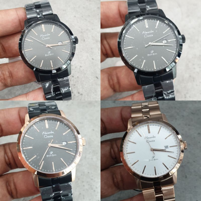 Jual Jam Tangan Alexander Christie 1007 AC 1007 Analog Tali stainless ...