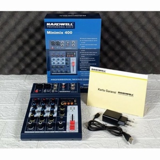 Jual Mixer Hardwell 4 Channel Minimix 400 Original Mixer Live Streaming Sajidin73 | Shopee Indonesia