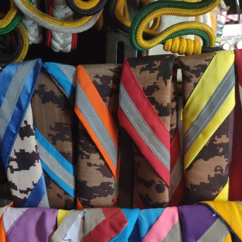 Jual scrap / kacu loreng Pramuka & scrap Pramuka warna | Shopee Indonesia