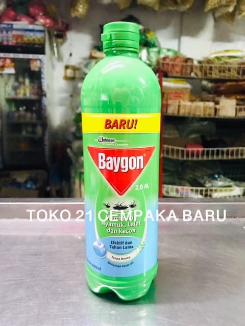 Jual Baygon Liquid Cair Tanpa Aroma BOTOL 800 ml | Anti Nyamuk Baygon ...