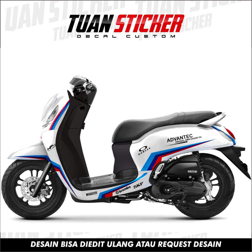 Jual Sticker Striping Decal Scoopy 2021, sticker scoopy 2021, striping ...