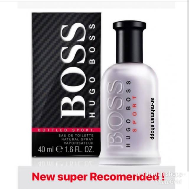 Jual RECOMANDAD HUGO BOSS sport Parfum (Bukan parfum kw) | Shopee Indonesia