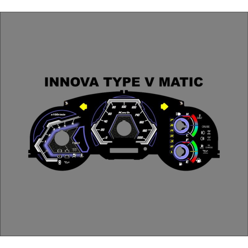 Jual Papan speedometer kijang innova old type v panel spidometer kijang ...