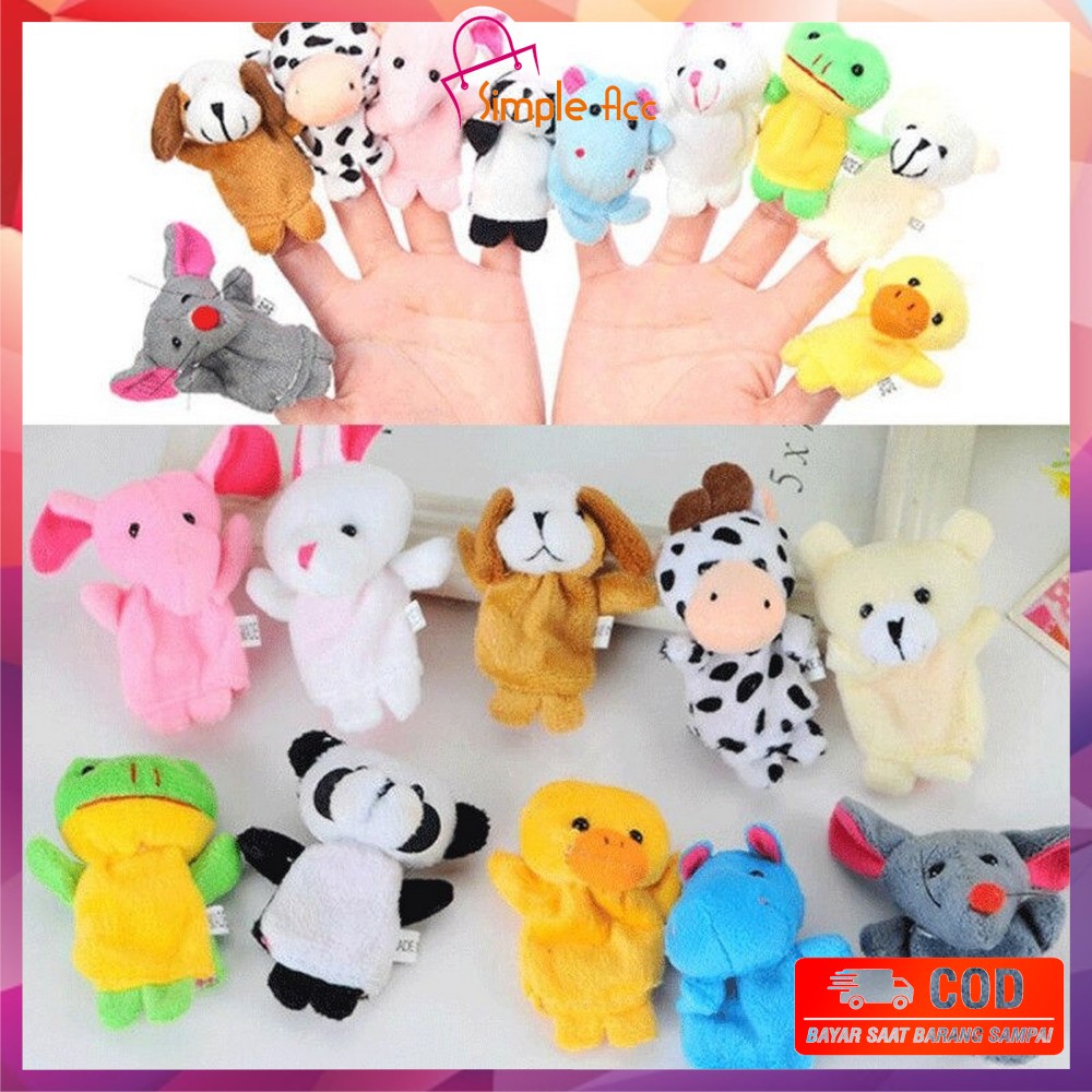 Jual DO-M8 Boneka Jari Mainan Anak Bayi Finger Puppet Mainan Edukasi ...