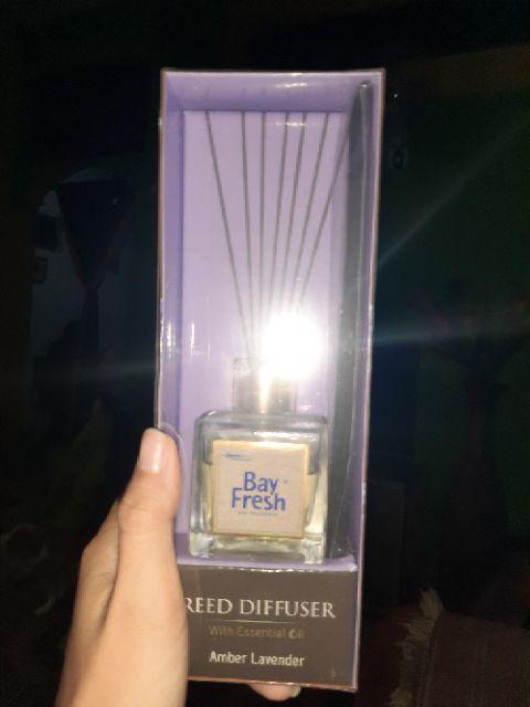 Bayfresh Reed Diffuser Air Freshener Amber Lavender Regular 30 ml ...
