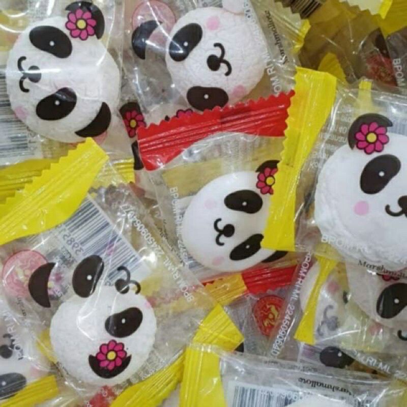 Jual MARSHMALLOW PANDA / HELLO KITTY/ PERMEN LUNAK ANEKA RASA | Shopee ...