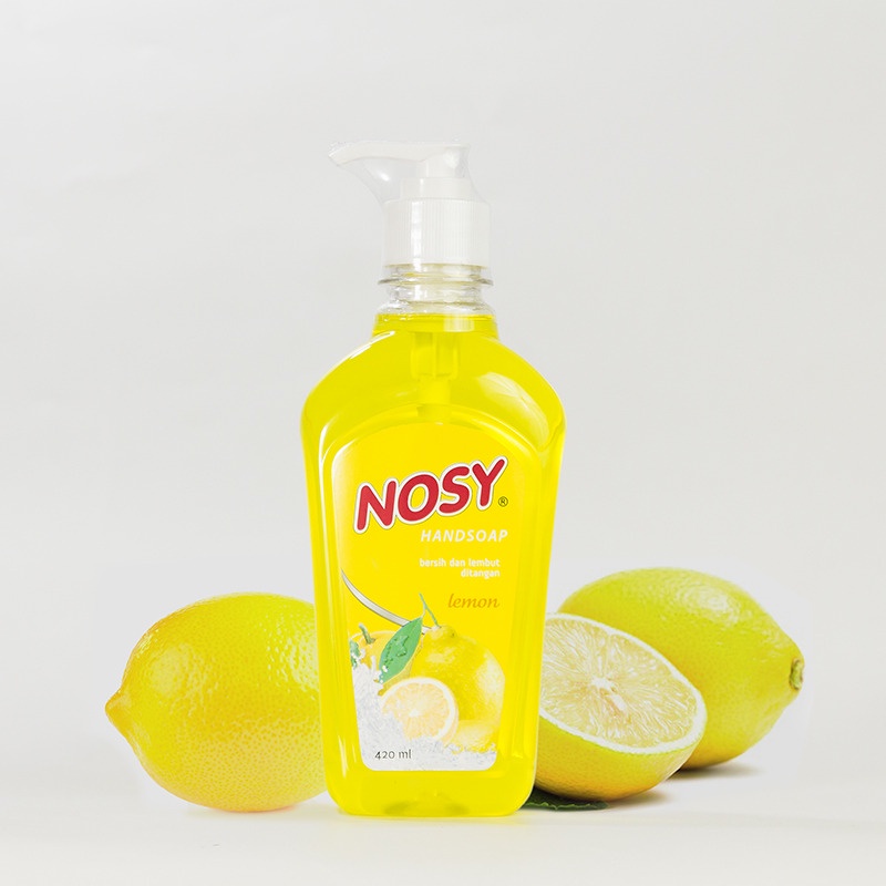 Jual Sabun Cuci Tangan Nosy Botol Pump 420ml Lemon Indonesia|Shopee Indonesia