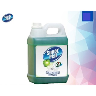 Jual SUPERPELL super pell pembersih lantai jerrycan jerigen 4 liter ...