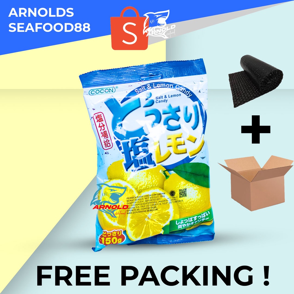 Jual COCON salt & lemon candy / Permen rasa lemon dan garam merk cocon ...