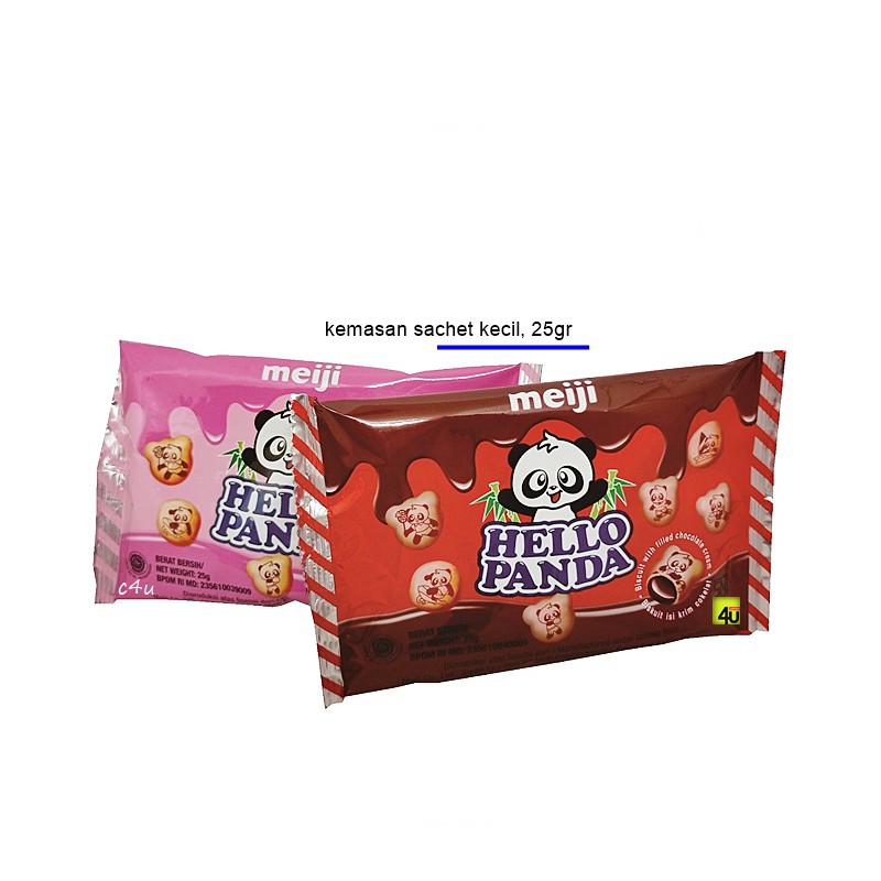 Jual Hello Panda - Biskuit Isi Krim - Kemasan Sachet 25 gr | Shopee ...