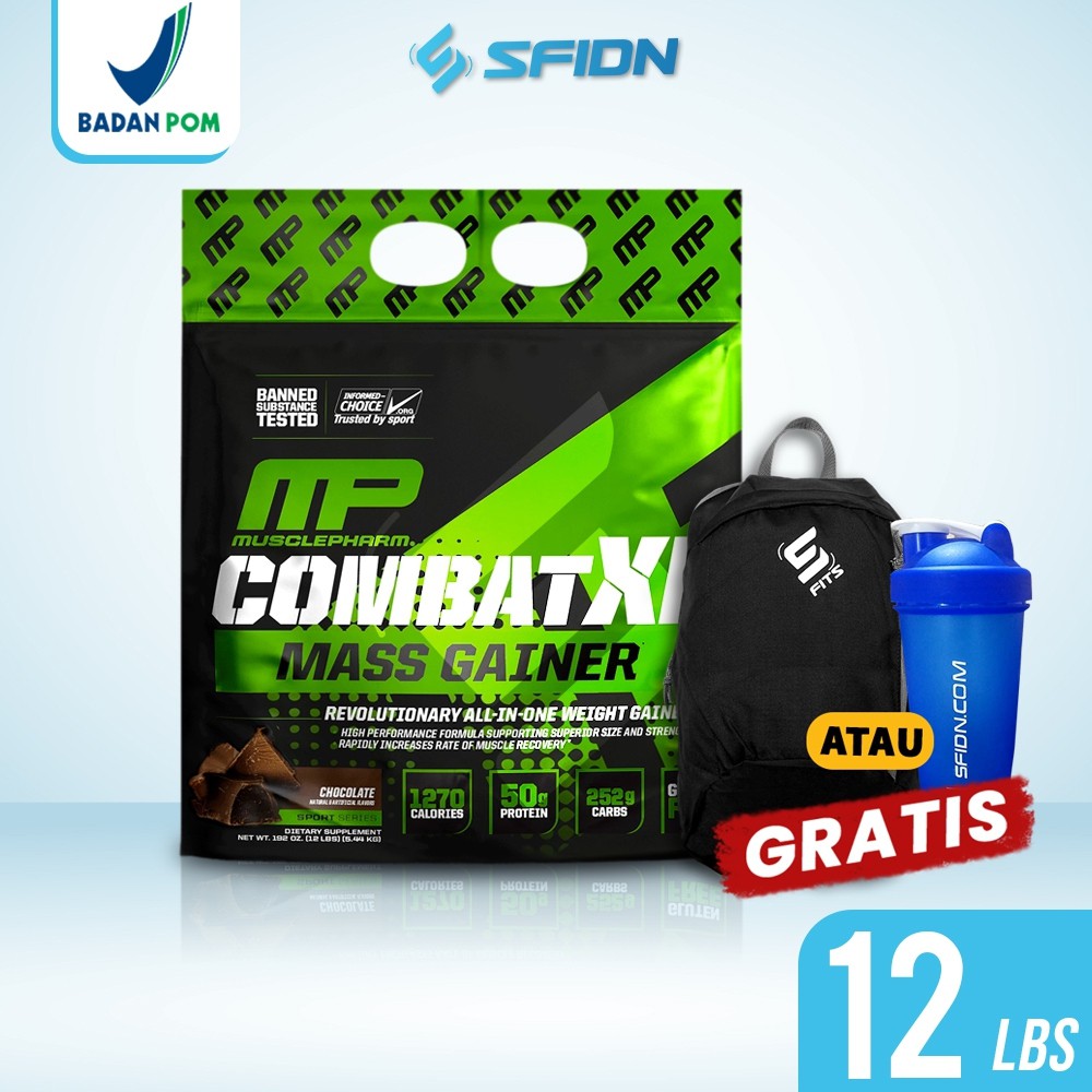 Jual MP Combat Gainer XL 12 LBS Combat XL Gainer 12 LBS / Musclepharm ...