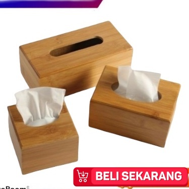 Jual Kotak Tisu / Tempat Tisu Kayu Pinus / Box Tissue Besar dan kecil ...
