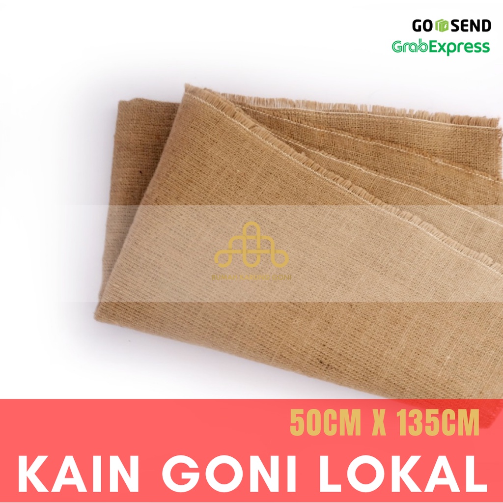 Jual Kain Goni Lembaran Per 50x135 CM - Kain Rami - Karung Goni Bandung ...