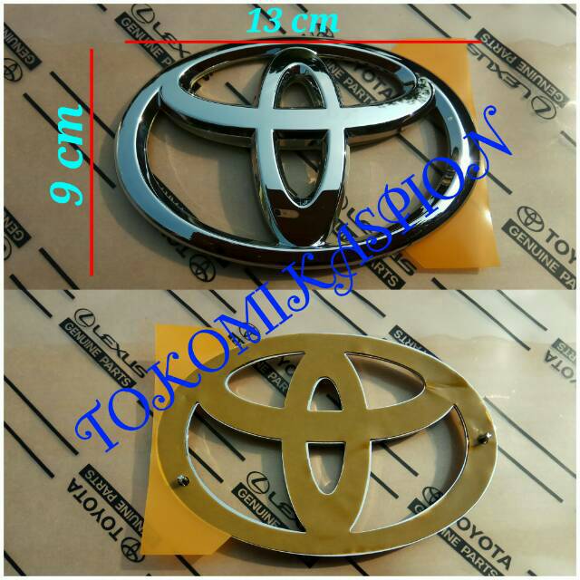 Jual emblem agya - emblem toyota agya - logo toyota agya - depan ...