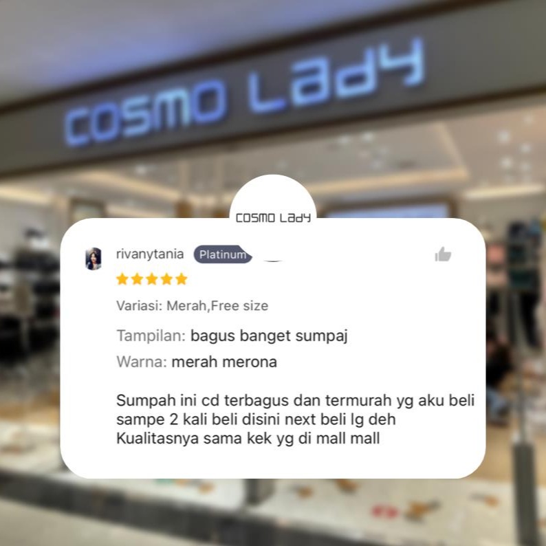 Toko Online Cosmo Lady Official Shop | Shopee Indonesia