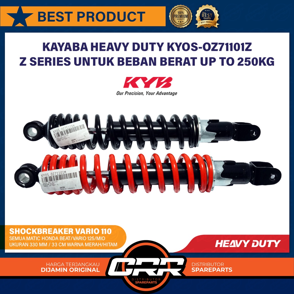 Jual Shockbreaker Sok Belakang Kayaba Matic Beat Fi Vario 125 Vario 150 Mio J Mio M3 Tipe OZ ...