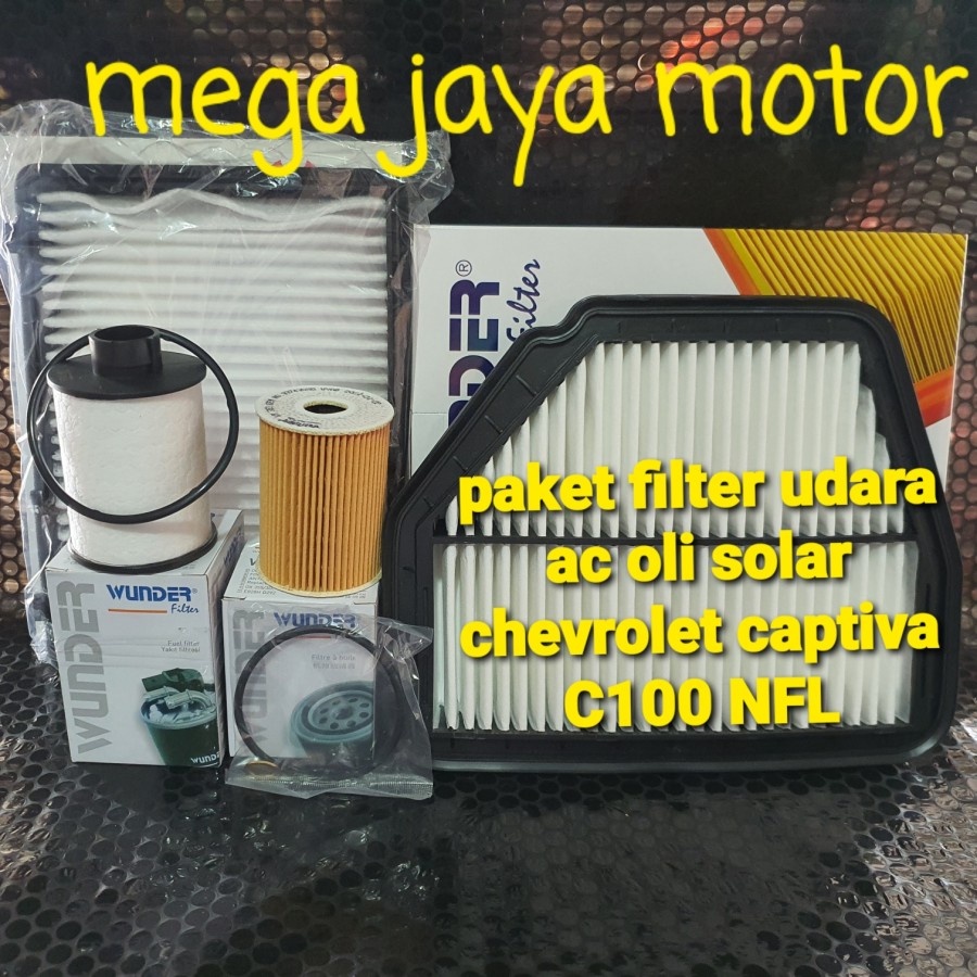 Jual Paket filter udara ac oli solar chevrolet captiva diesel NFL C100 ...