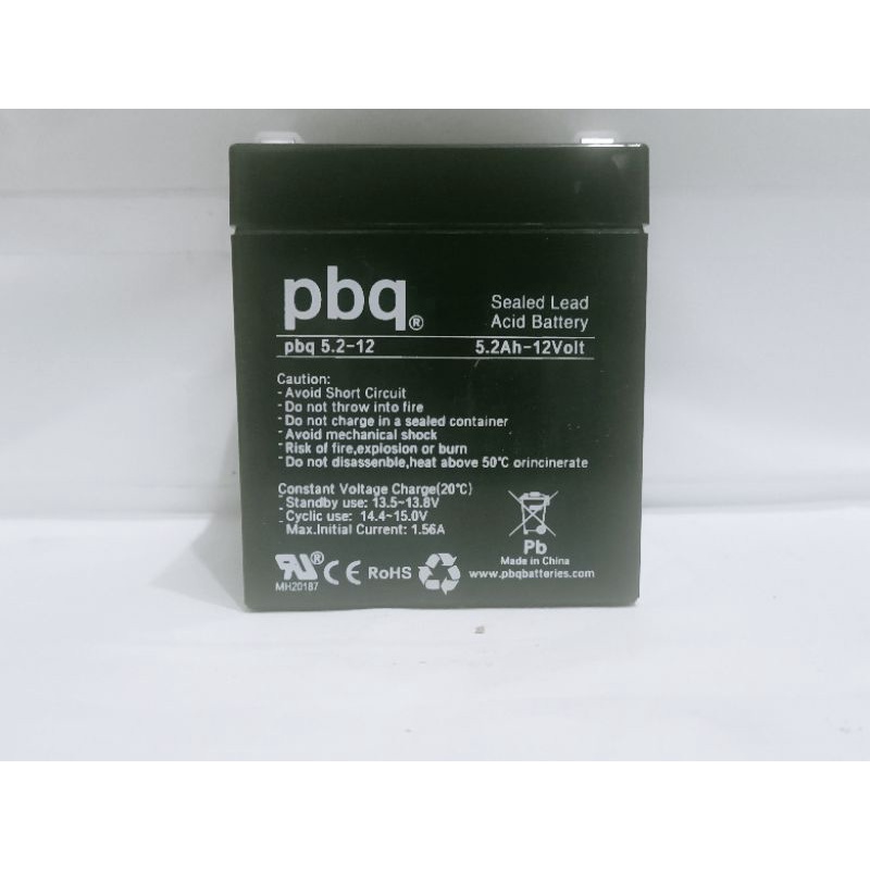 Jual Pbq 5,2Ah-12v Sealed Lead Acid battery | Shopee Indonesia