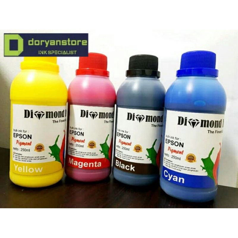 Jual Tinta Pigment Korea Epson Diamond Ink 250ml | Shopee Indonesia