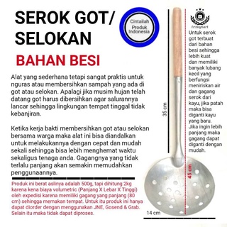 Jual SEROK GOT/SELOKAN BAHAN BESI - SEROK SERBAGUNA | Shopee Indonesia