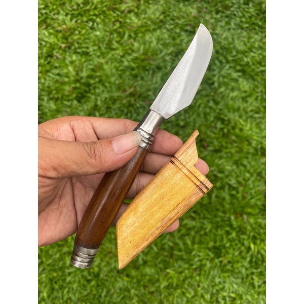 Jual mutik pindekan atau bambu / temutik / pisau raut / tiuk sunari ...