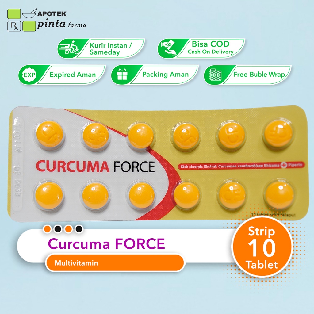 Jual Curcuma Force 12 Tablet | Shopee Indonesia