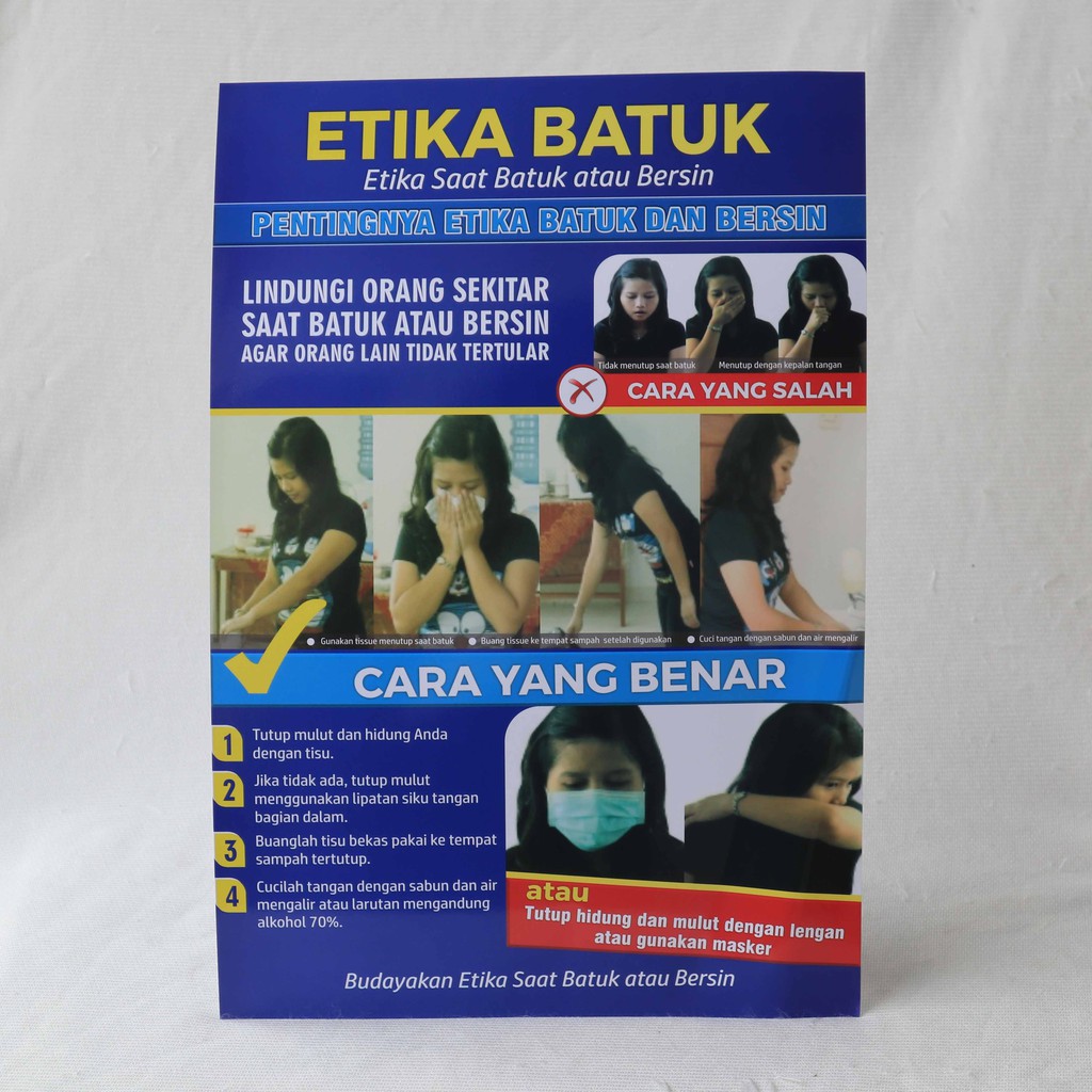 Jual Poster Kesehatan : Poster Etika Batuk, Poster Edukasi Etika saat ... Jual Poster Kesehatan : Poster Etika Batuk, Poster Edukasi Etika saat ...