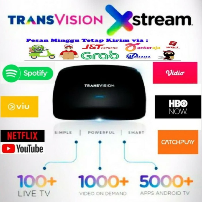 Jual Xstream Transvision Free 3 bulan all channel | Shopee Indonesia