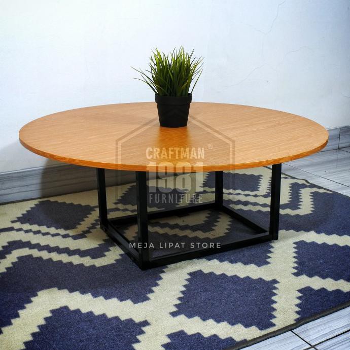 Jual Meja Bulat Mini Bar D80 Meja Cafe Round Table Meja Makan Lesehan ...