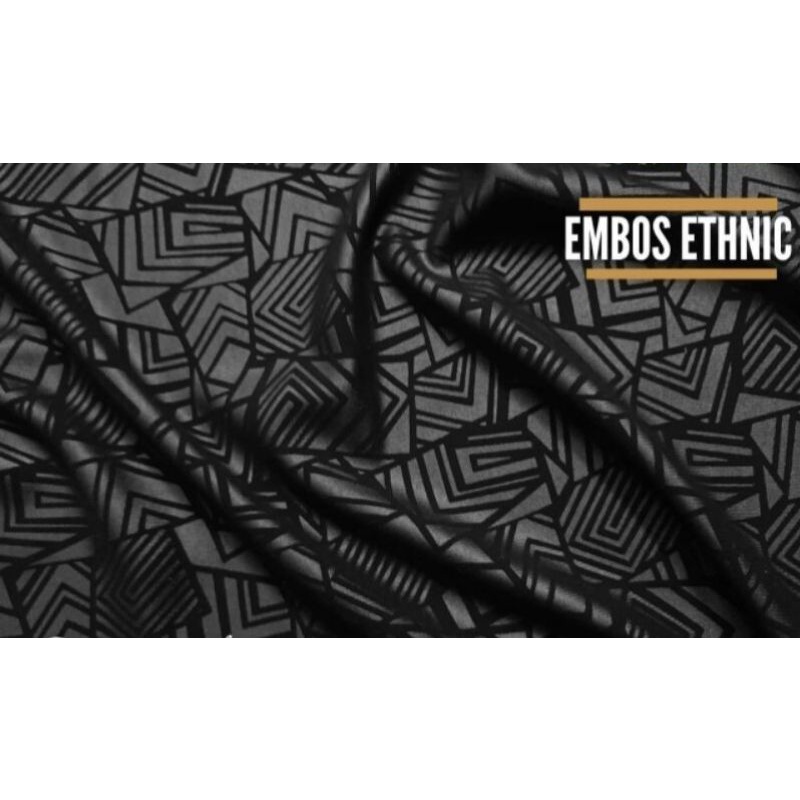 Jual kain embos ethnic || kain abaya embos motif etnik || wolfis embos ...