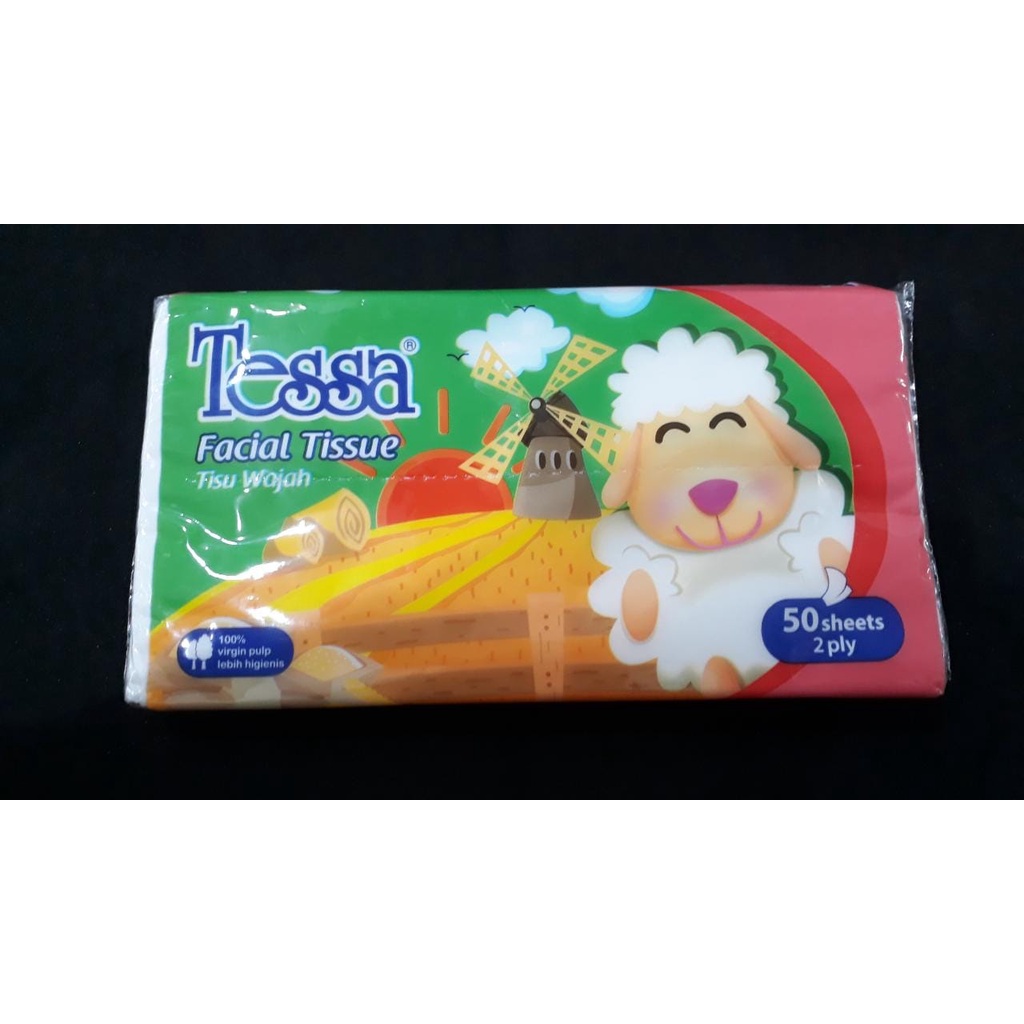 Jual TESSA FACIAL TISSUE 50 SHEETS | Shopee Indonesia