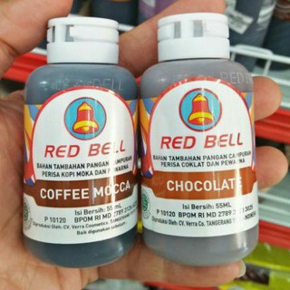 Jual Halal !! Red Bell Pewarna Makanan 55 ml Perasa All Varian/Perisa ...
