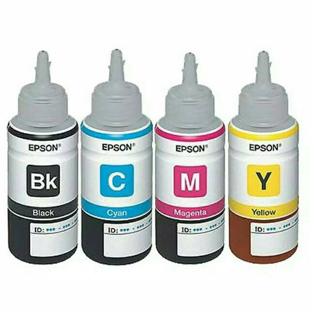 Jual TINTA EPSON ORIGINAL 100% 1SET(4WARNA) | Shopee Indonesia