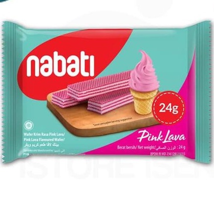 Jual NABATI WAFER PINK LAVA 24 GR | Shopee Indonesia