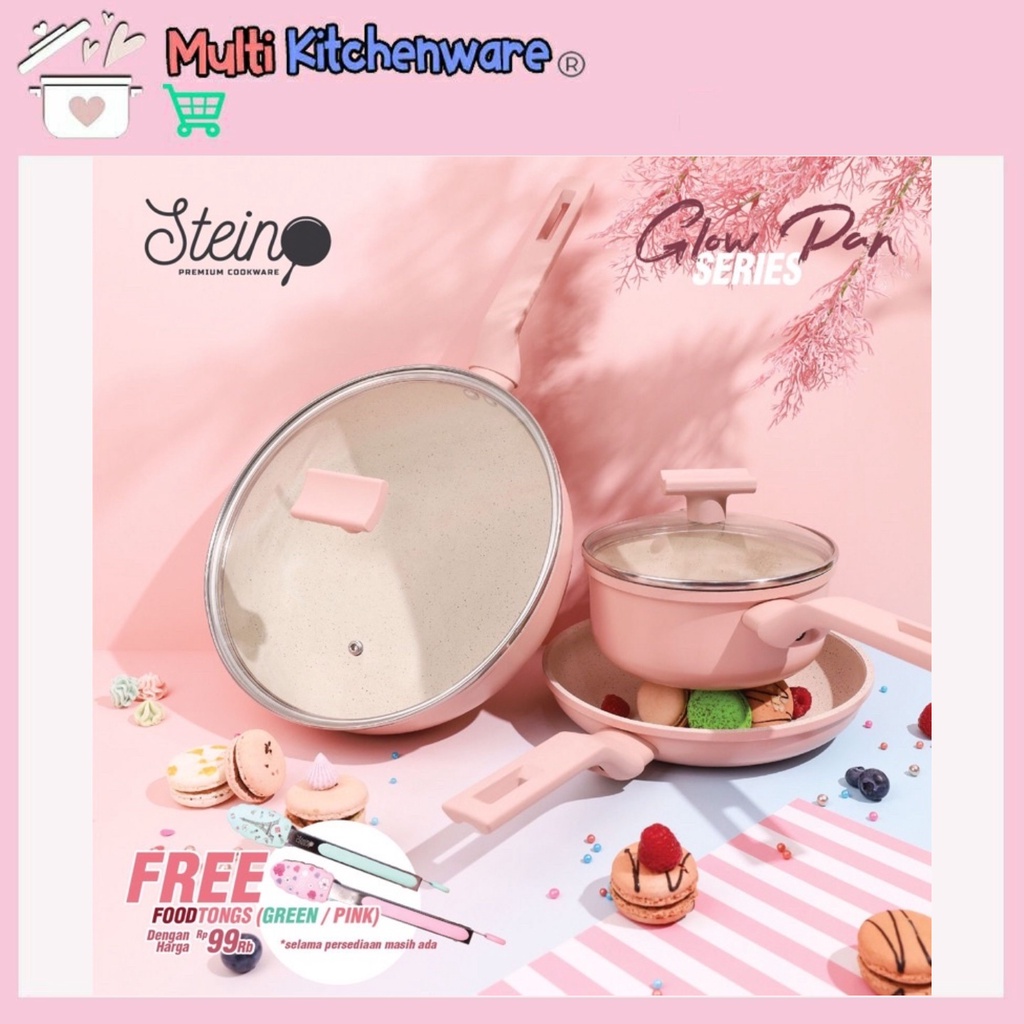 Jual Stein Steincookware Glowpan Glow Pan 3 in 1 Original Complete Set ...