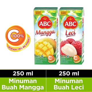 Jual ABC Minuman Jus Mangga 250 mL + ABC Minuman Jus Leci 250 mL ...