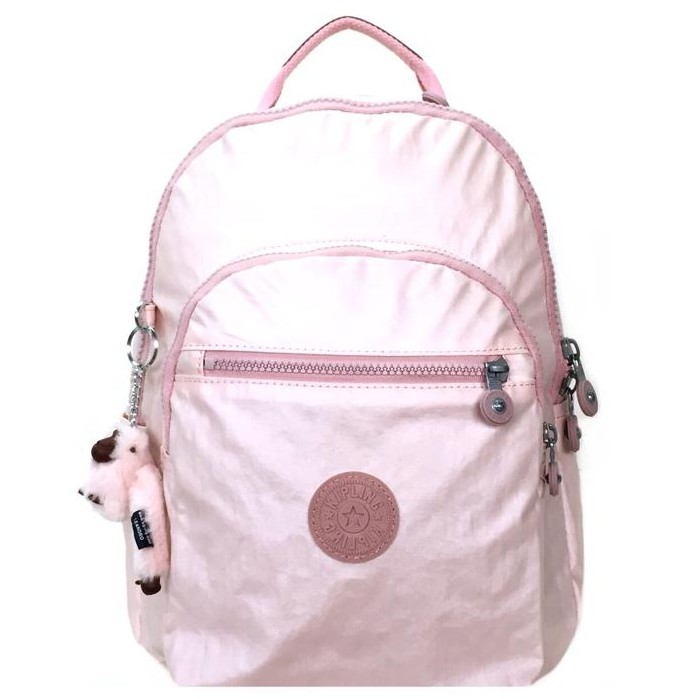Jual Tas Ransel Kipling Seoul GO S Small Metallic Rose Pink Backpack ...