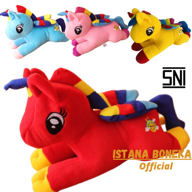 Jual Boneka Unicron Kuda Pony / Kuda Poni Lying Unicorn Rebah Panjang ...