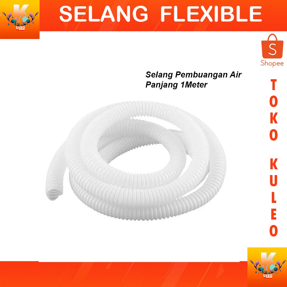 Jual Selang Pembuangan Air drain Ac outdoor - Selang Drain AC 1meter ...