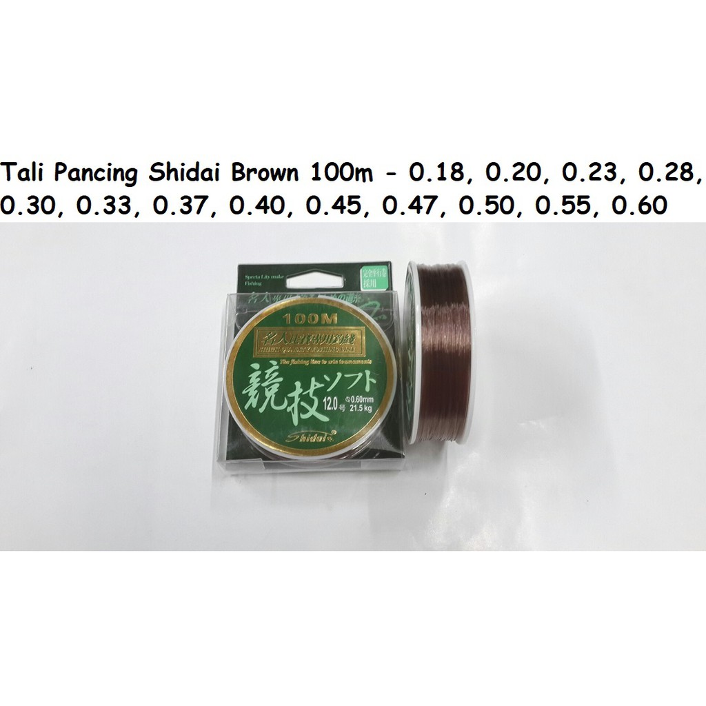 Jual Senar Pancing/Tali Pancing Times Shidai Coklat 100m MATERIAL FROM ...
