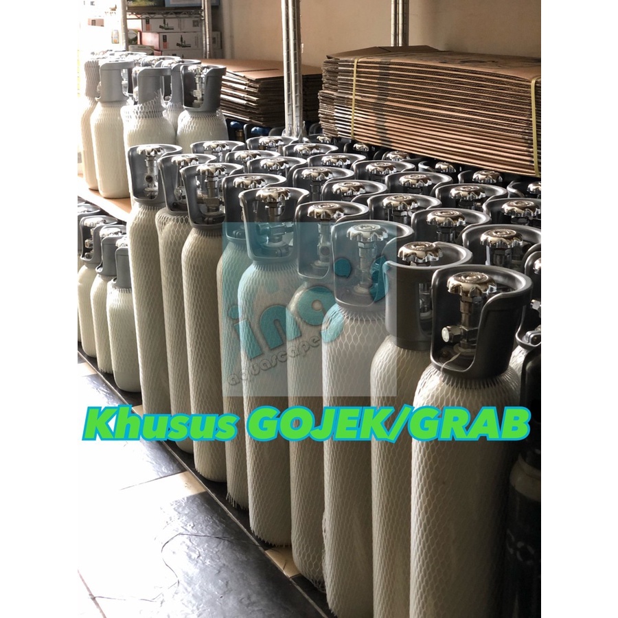 Jual Tabung Co2 Besi 5kg (1m3) Berikut Isi Liquid Food Grade (LINK ...