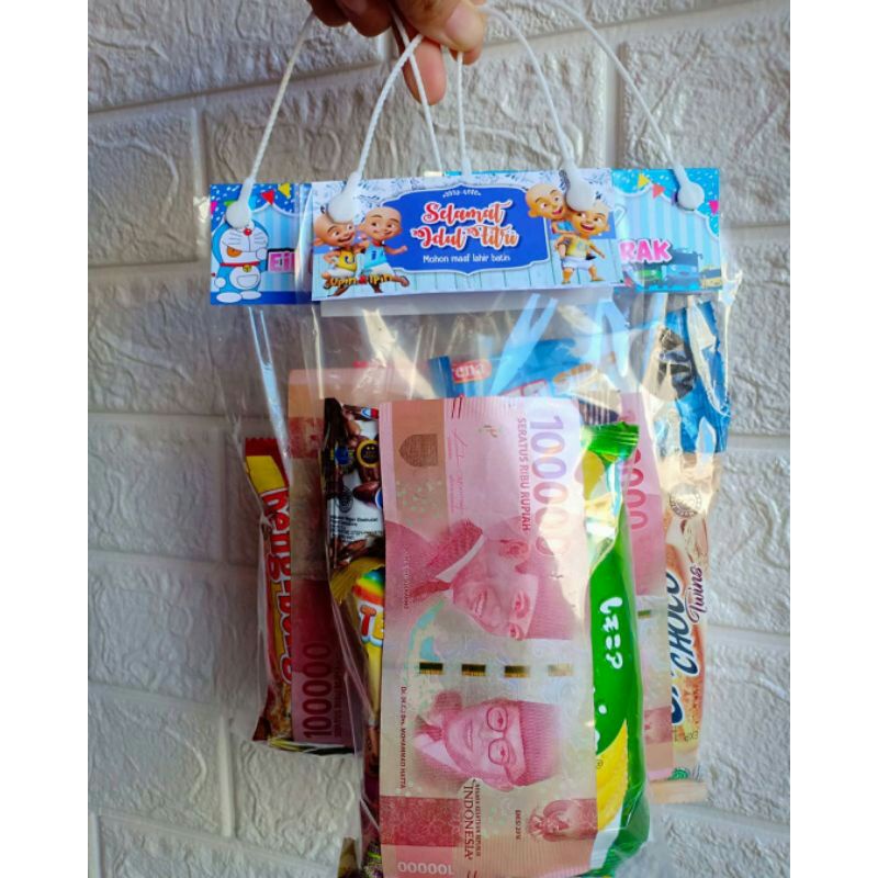 Jual Isi 10 Pcs Kertas Label Snack Jajan Lebaran Ultah Ulang Tahun Anak ...
