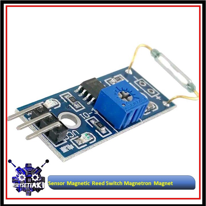 Jual Sensor Magnetic Reed Switch Magnetron Magnet Modul Arduino ...
